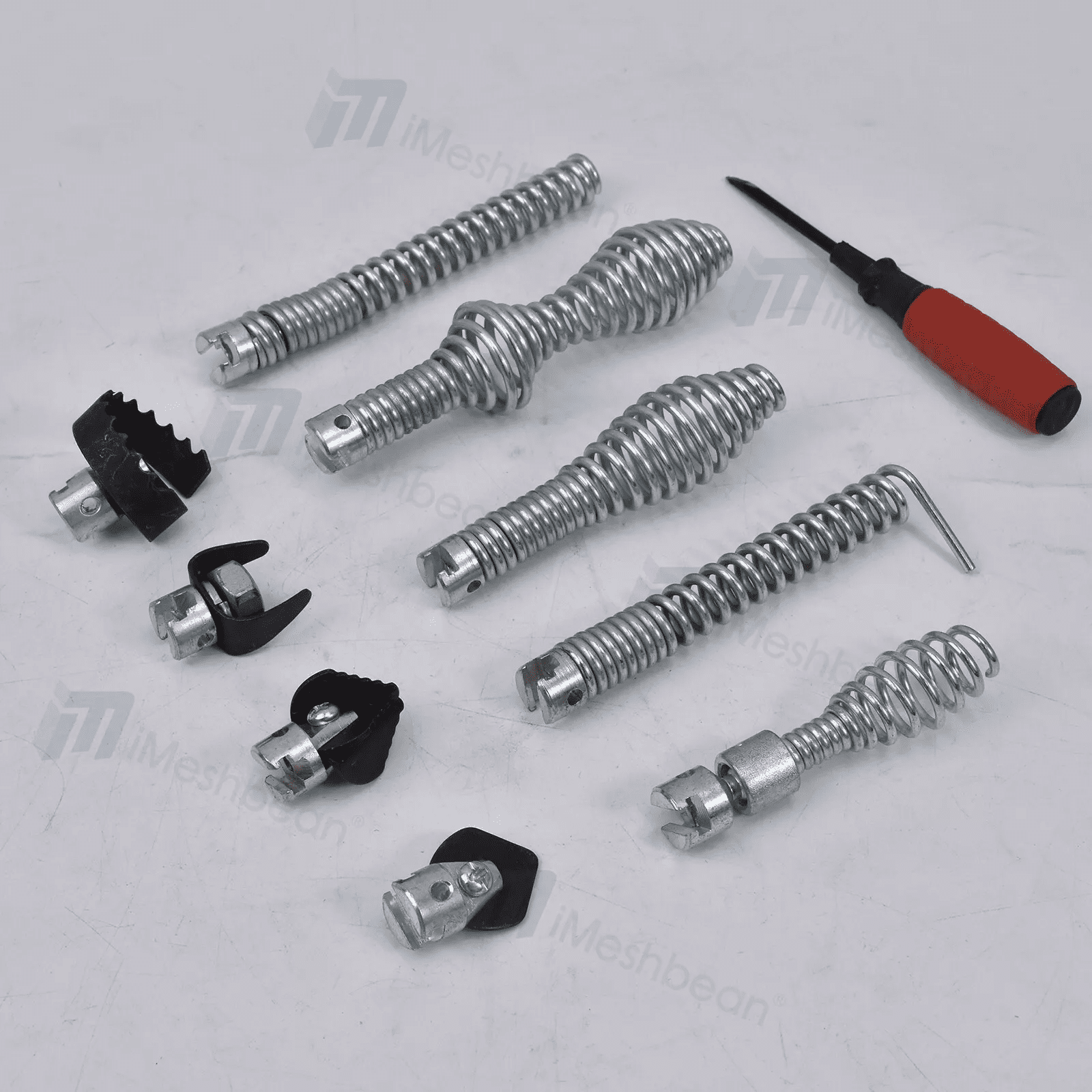 iMeshbean 10 Cutter Set Drain Cleaner Plumbing Snake Tool Cable Auger ...
