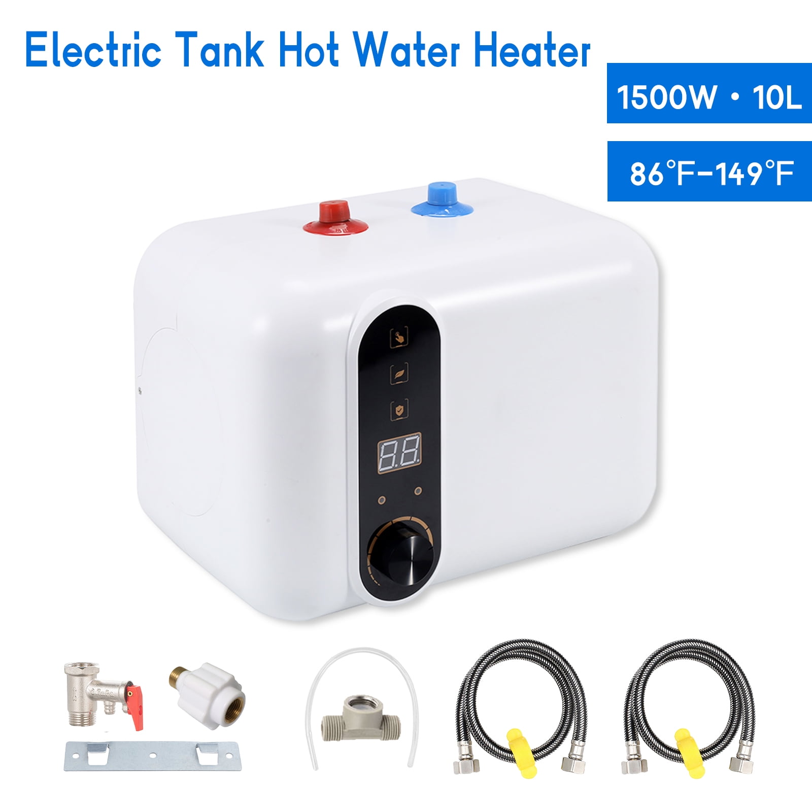 iMeshbean 110V 10L 1500W Electric Tank Hot Water Heater Kitchen ...