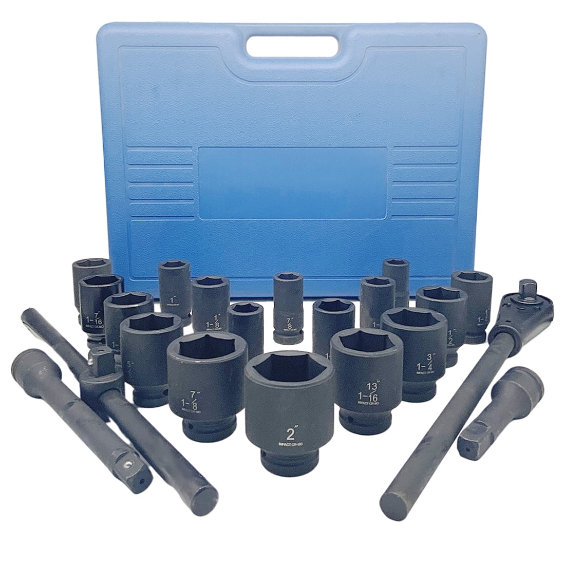 iMeshbean 22pcs 3/4" Deep Impact Socket Set 6-Point SAE 7/8 Inch - 2 ...
