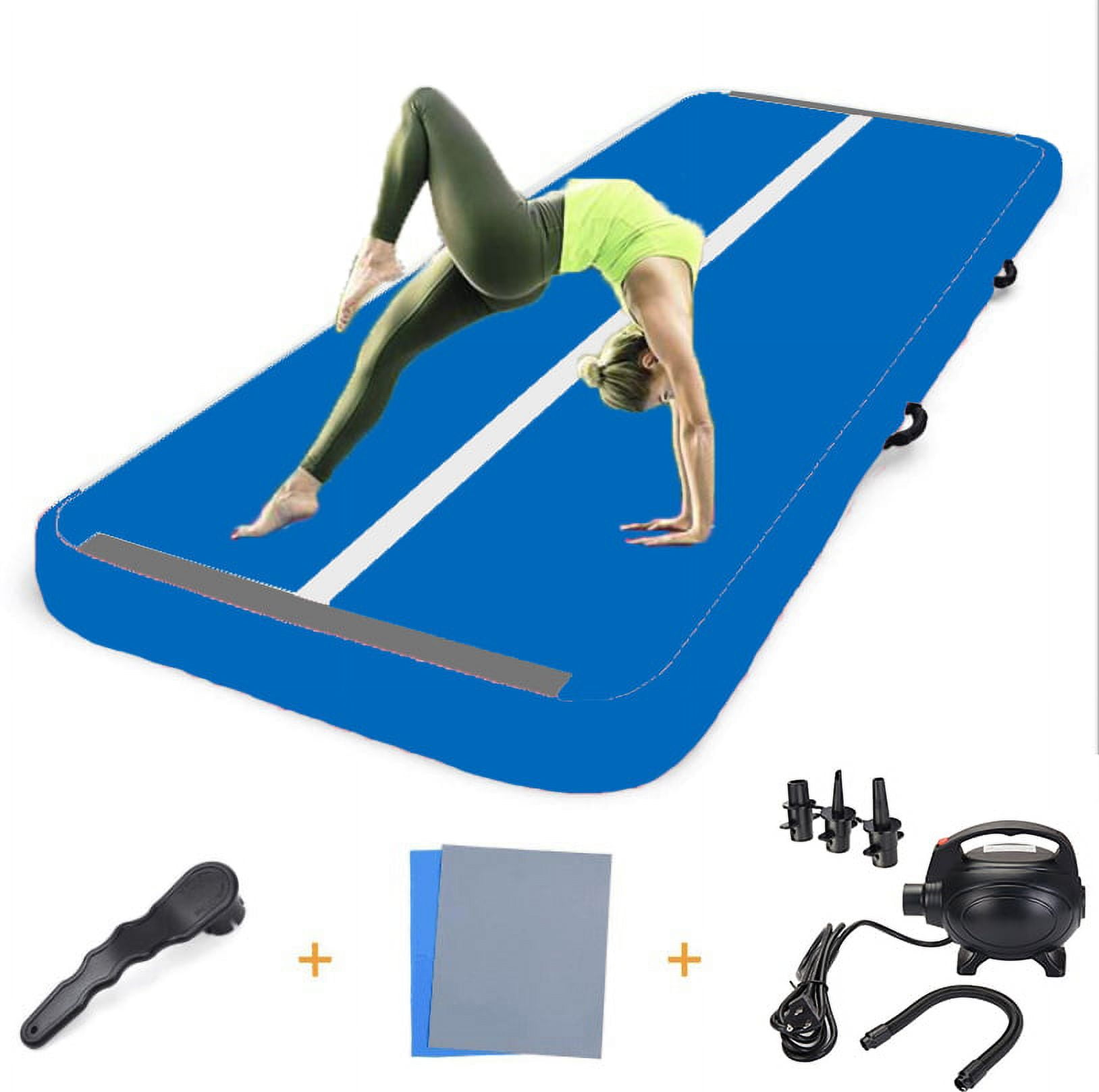 iMeshbean 3.3ft*10ft*6in Inflatable Gymnastics Cheerleading Tumbling ...