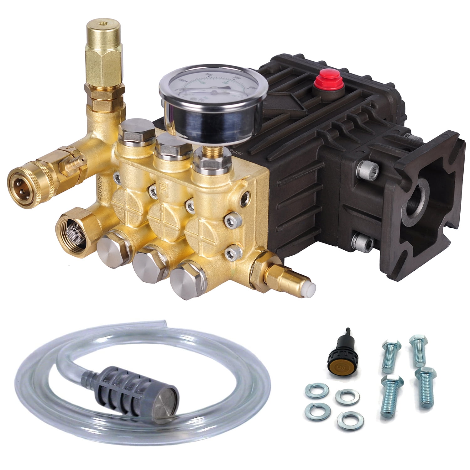 iMeshbean 3000 PSI 3.5 GPM Horizontal Triplex Pressure Washer Pump ...