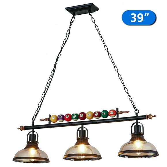 Billiard Pool Table Lights Glass