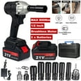 Imeshbean 800n M 21 V Lithium Ion Brushless Impact Wrench Kit Brushless