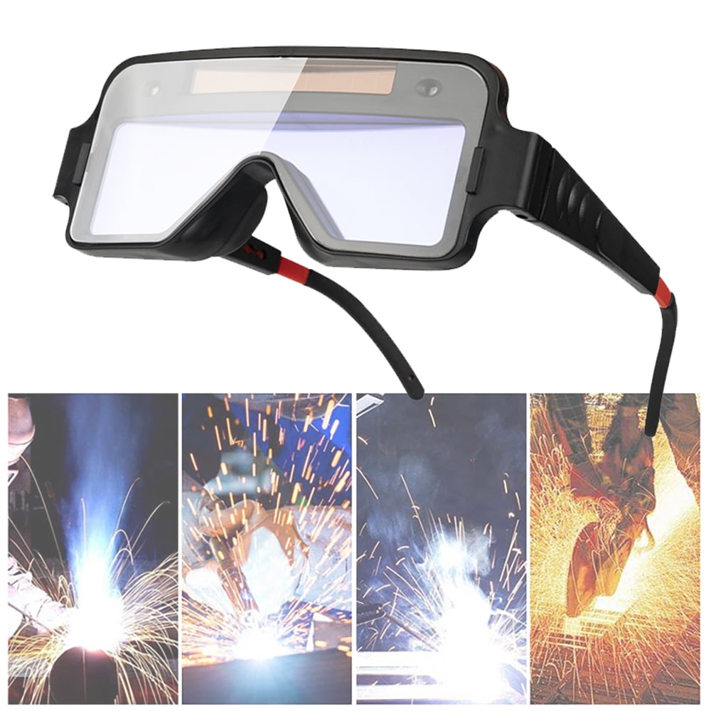 iMeshbean Auto Darkening Welding Glasses Solar Powered Welding Goggle ...