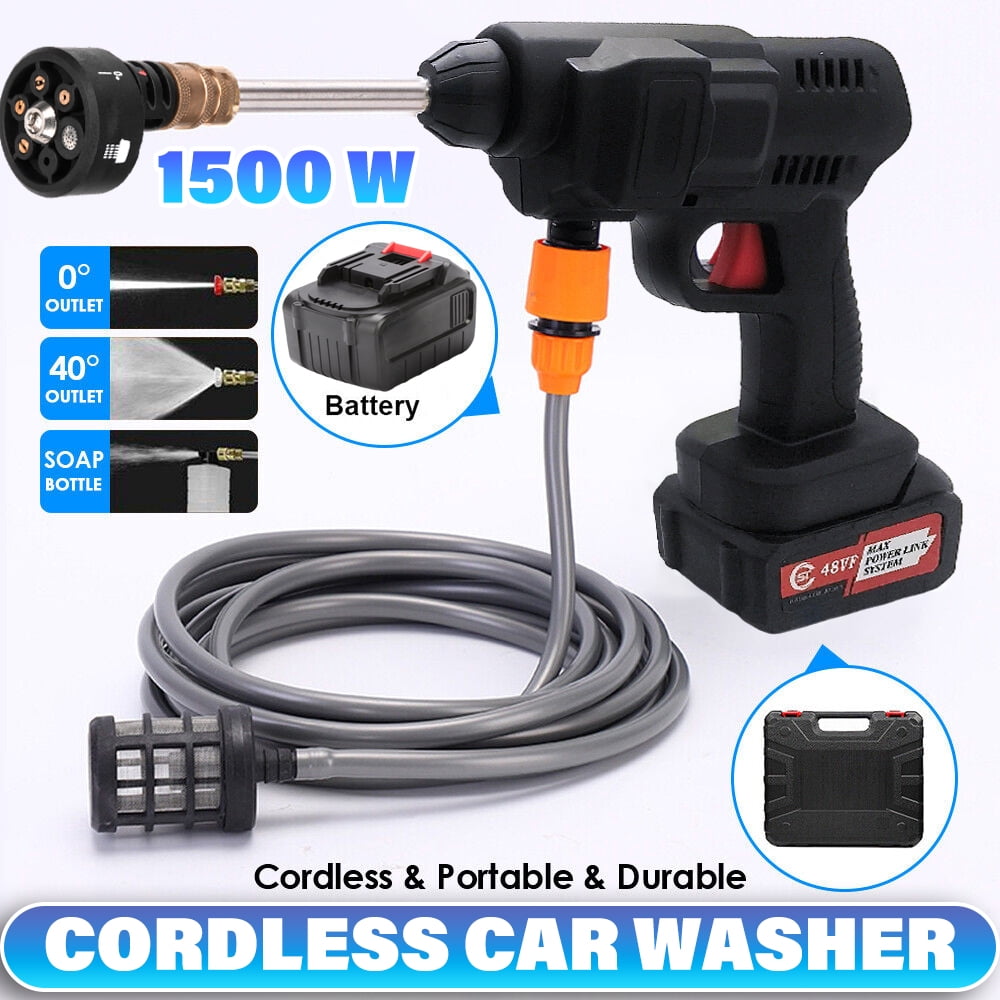 iMeshbean Cordless Power Washer 6in1 High Pressure Washer Jet Water ...