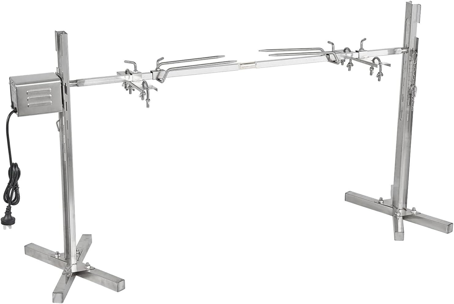 iMeshbean Electric BBQ Rotisserie Grill Kit，90LBS Stainless Steel Large ...