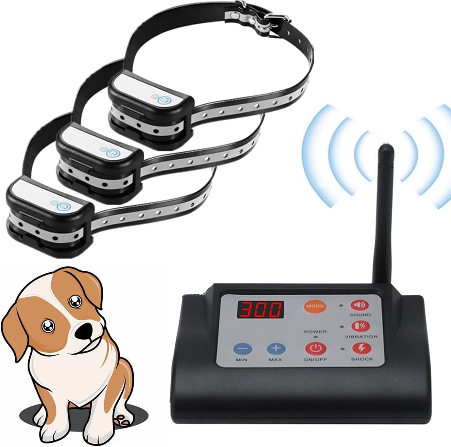 iMeshbean Electric Dogs Fence Wireless, Outdoor Electric Pet ...