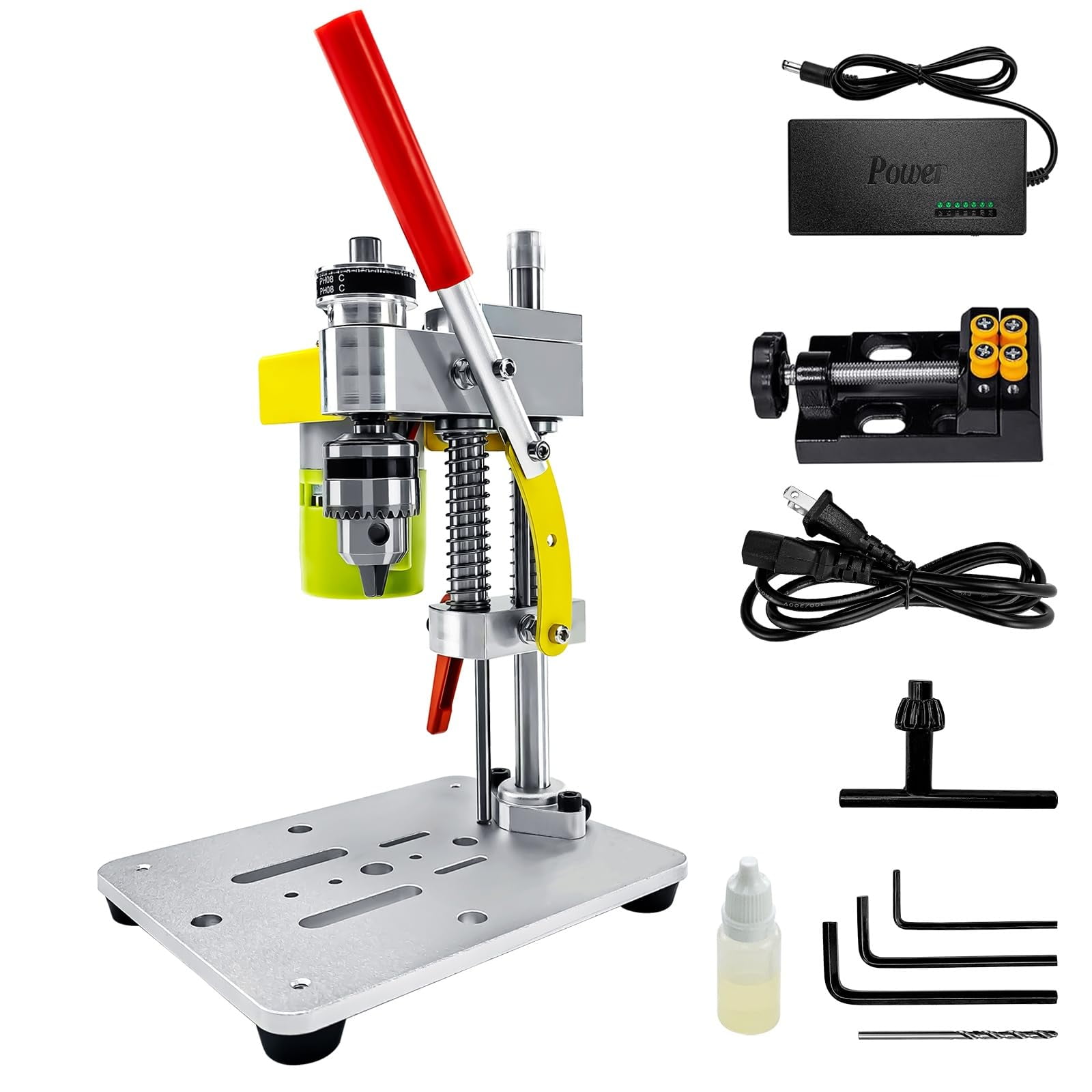 iMeshbean Electric Mini Drill Press, Benchtop Drilling Press, 7-Speed ...
