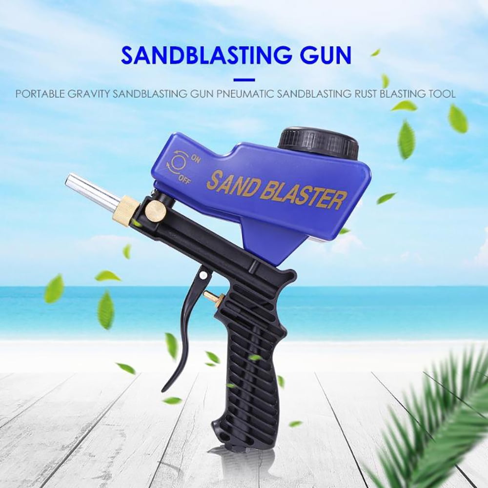 iMeshbean Hand Held Portable Media Spot Sand Blaster Gun Air Gravity ...
