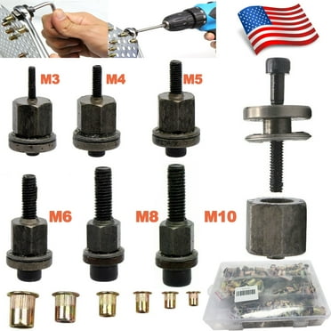 Astro Pneumatic Tool 1452 XL Nut/Thread Setting Hand Riveter Kit 1/2 ...