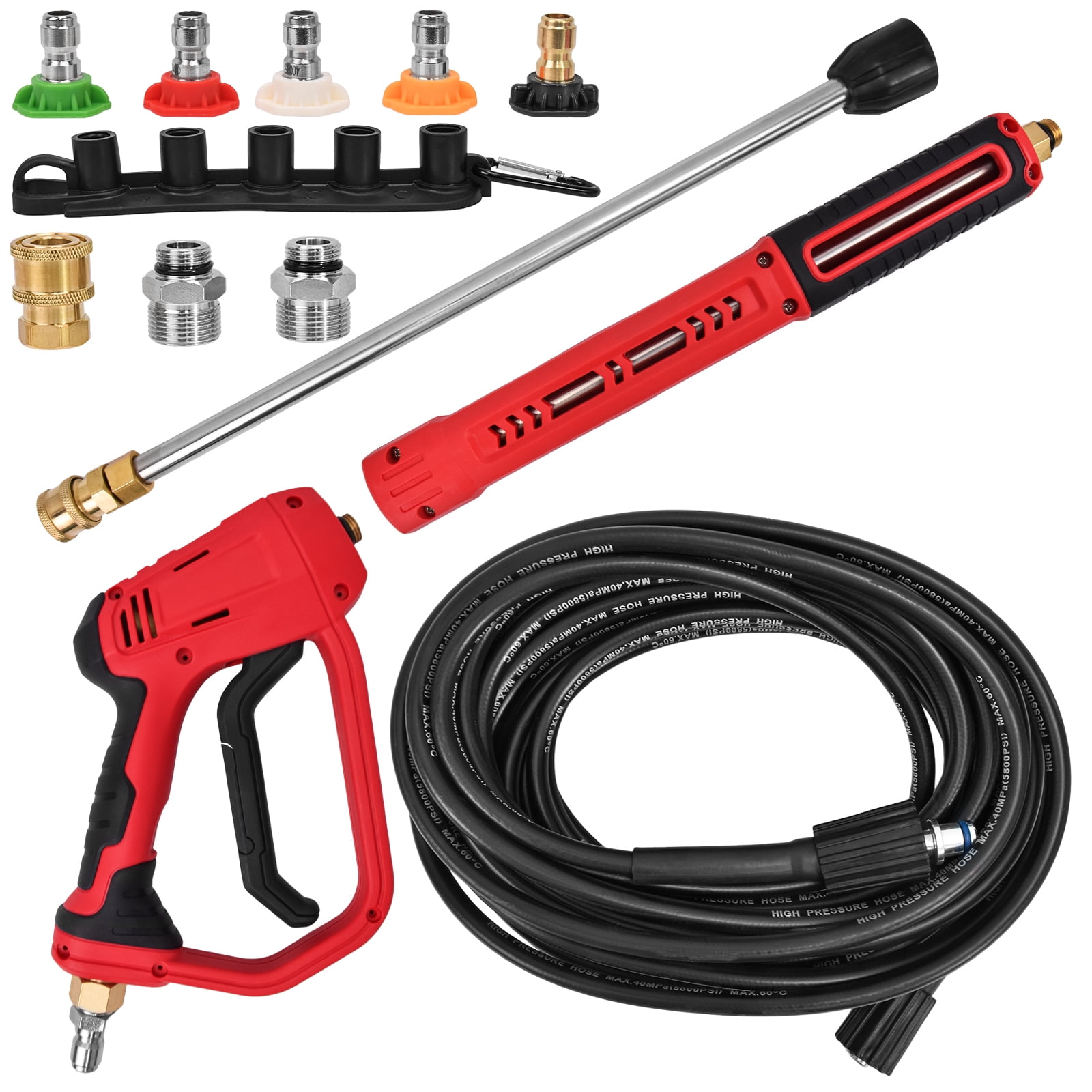iMeshbean High Pressure 4000PSI Car Power Washer Gun Spray Wand Lance ...