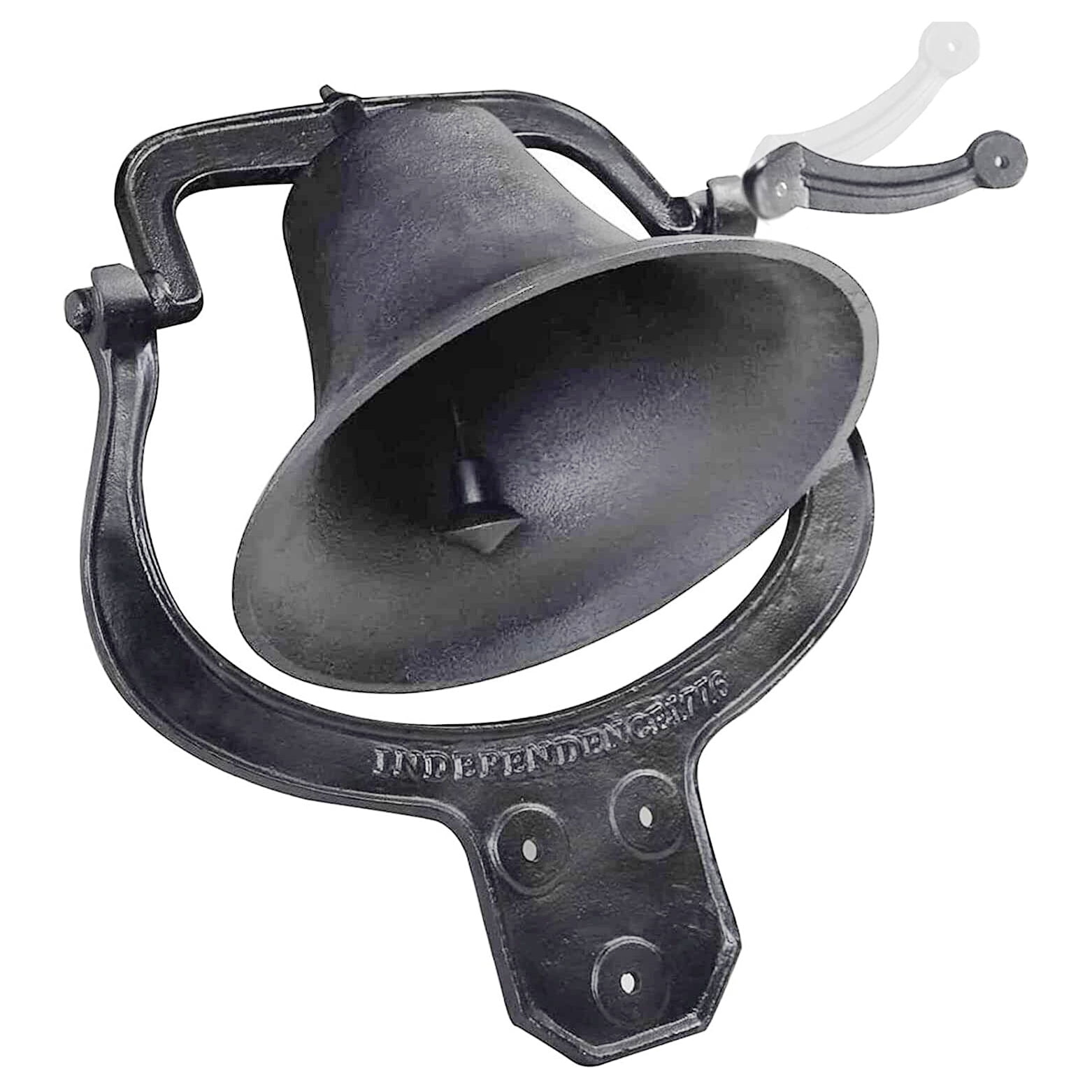 iMeshbean Large Cast Iron Bell Farmhouse Antique Dinner School Bell ...