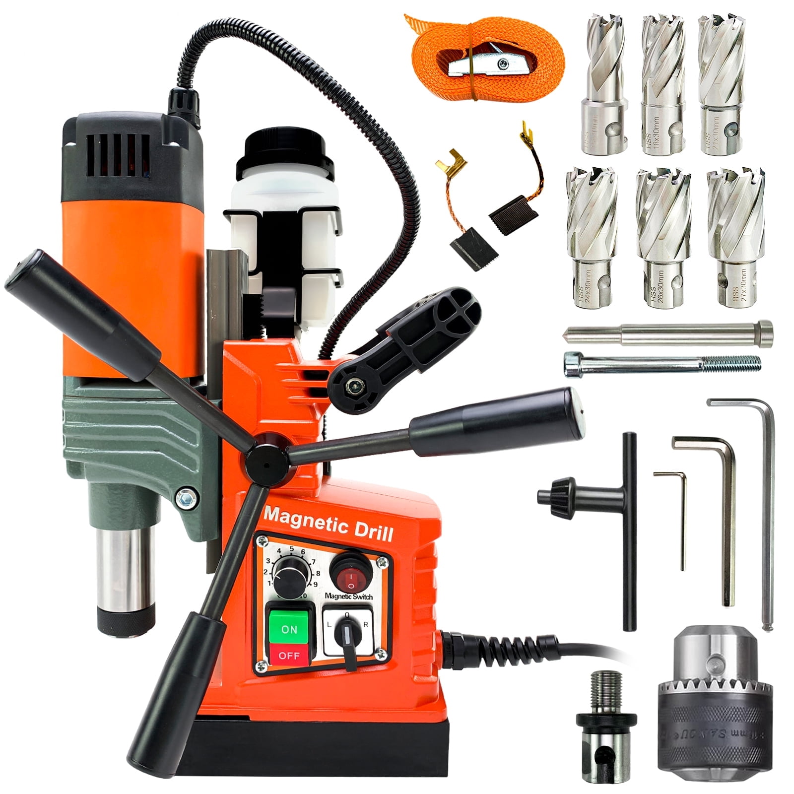 iMeshbean Mag Drill Press, 1400W 2922lbf Magnetic Drill 2" Boring ...