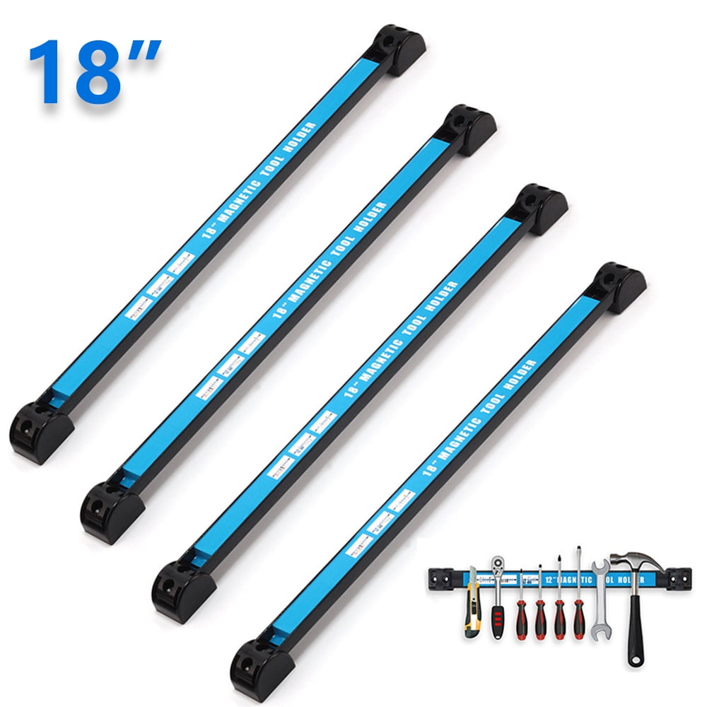 iMeshbean Magnetic Tool Holder Strip 4 Pack,Heavy Duty Tool Organizer ...