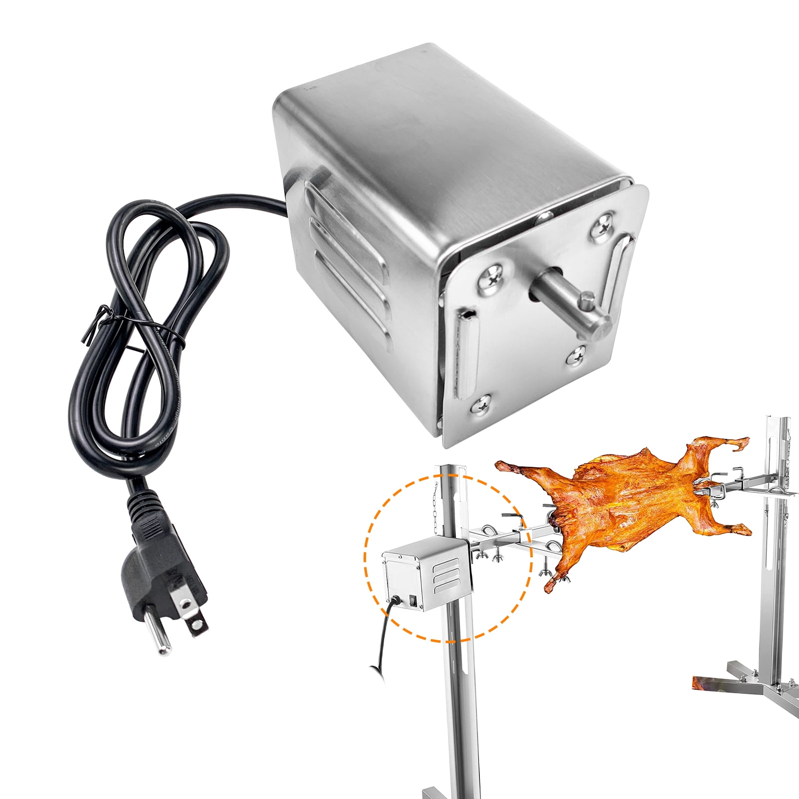 iMeshbean Rotisserie Motor, 15W 50-70KGF Rated Load BBQ Motor ...