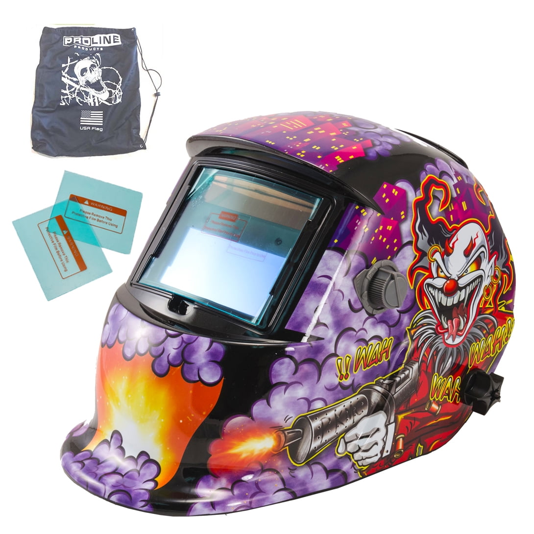 Imeshbean PP Solar Powered Welding Helmet with Adjustable Shade ...