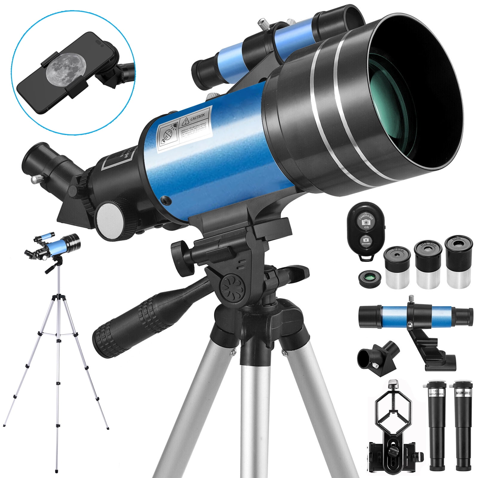 iMeshbean Professional Astronomical Telescope with High Tripod Lunar ...