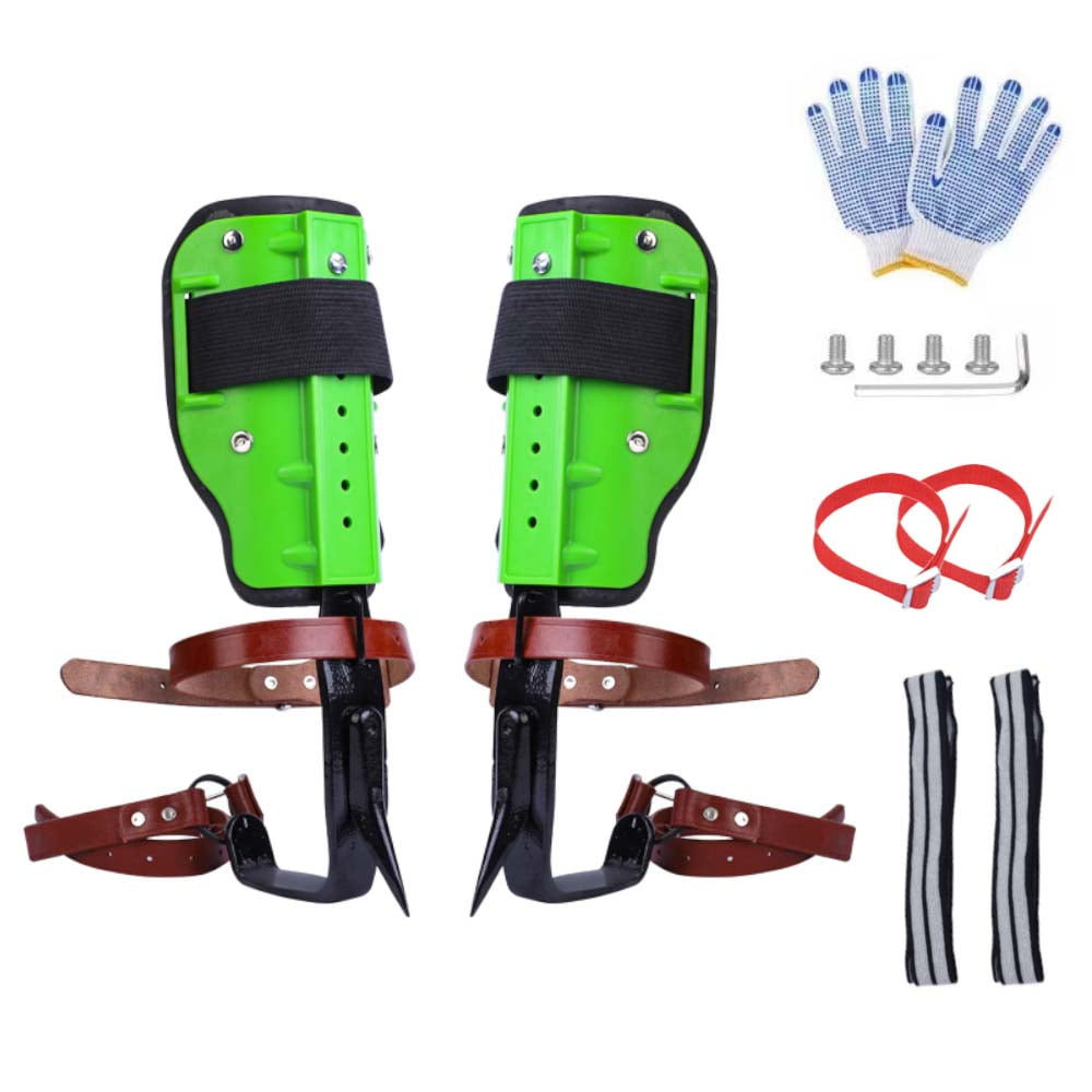 iMeshbean Tree Climbing Spikes, Tree Climbing Tool Steel Pole Climbing ...