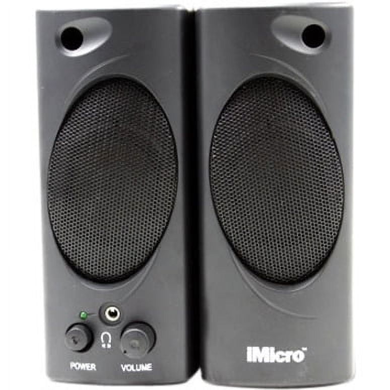 iMicro 2.0 Speaker System, 180 W RMS, Black - Walmart.com