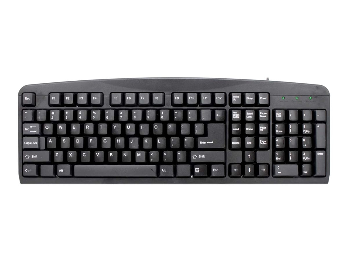 iMicro KB-US919EB Basic USB English Keyboard (Black) - Walmart.com