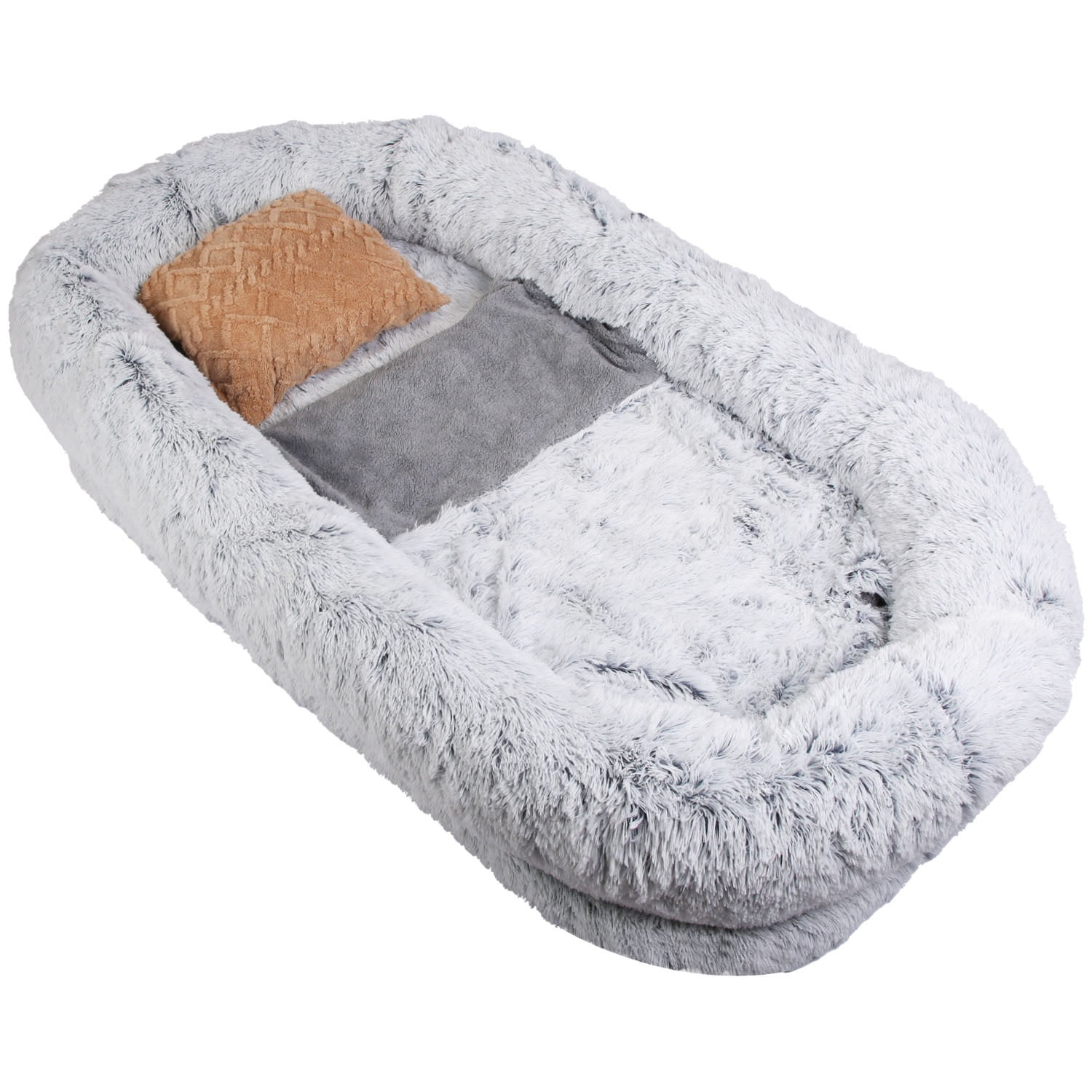 iMounTEK 73"x47"x12" Giant Dog Bed for Adults and Pets, XXXL Dog Bed ...