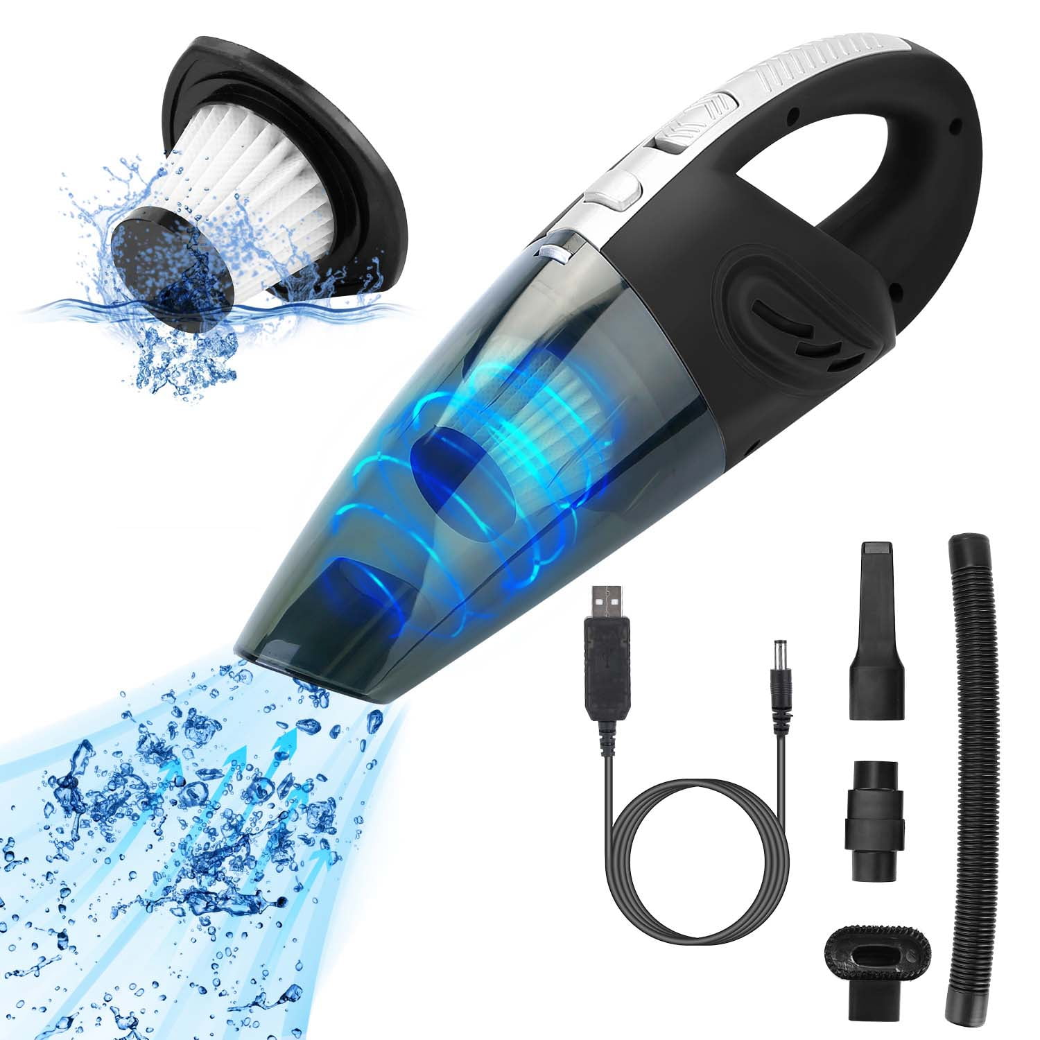 iMounTEK Cordless Hand Held Vacuum Cleaner Powerful Car Auto Home ...