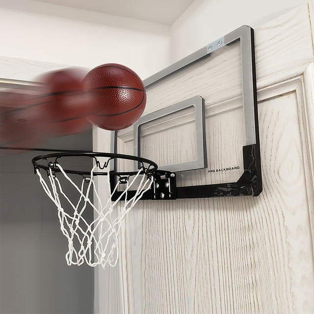 iMounTEK Mini Basketball Hoop System Set Over the Door with Backboard ...