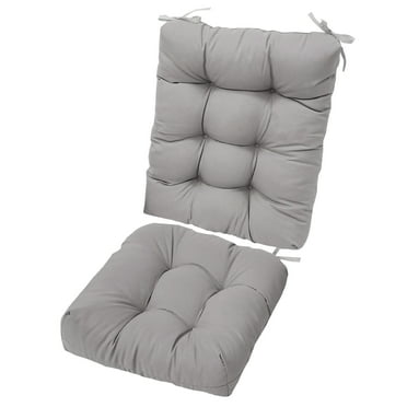 Sweet Home Collection 2 Piece Tufted Non Slip Rocking Chair Cushion Set ...
