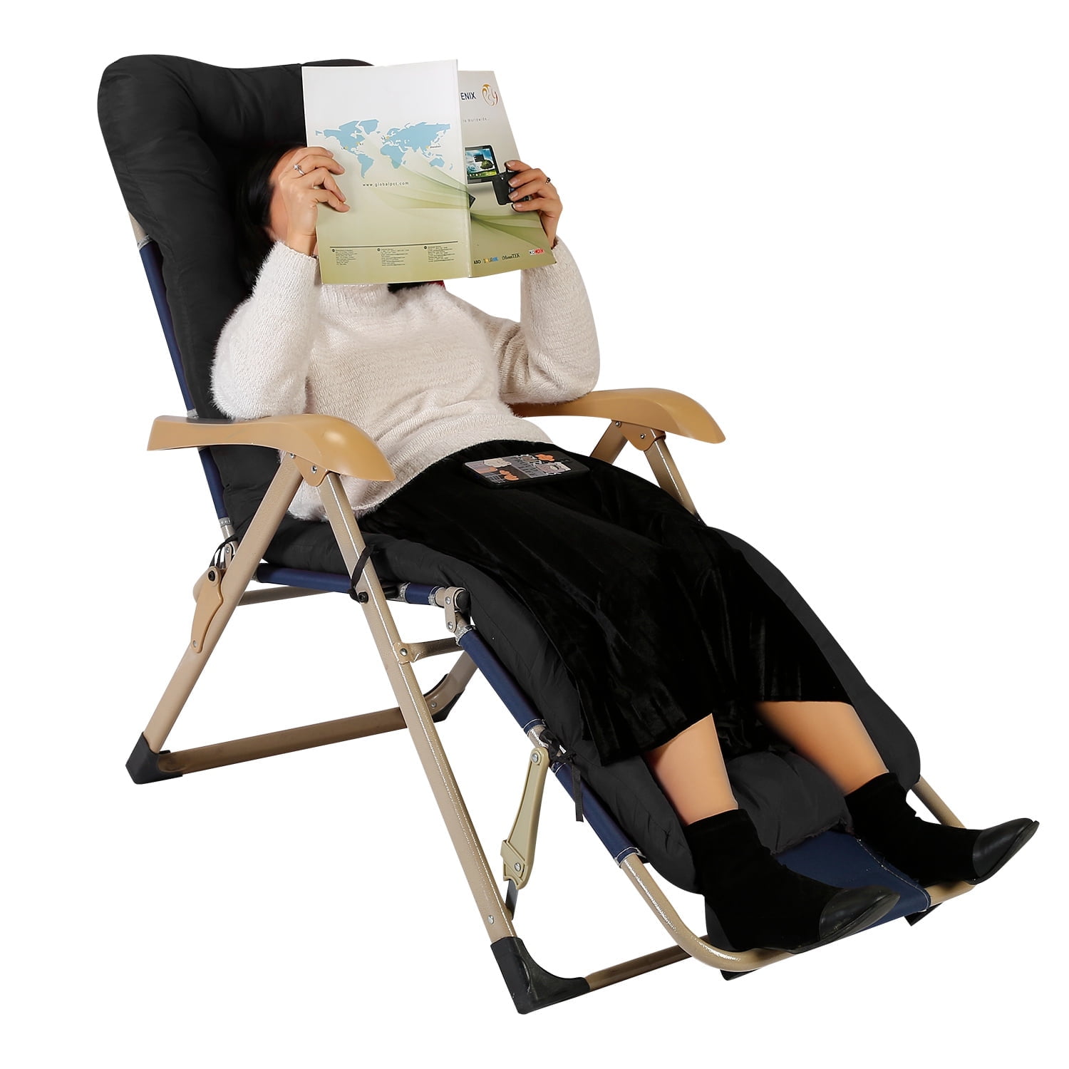 iMounTEK Patio Chaise Lounger Bench Cushion, Indoor Chaise Lounger ...