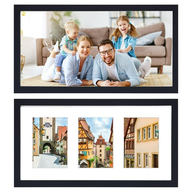 "iMounTEK Vertical Multi Picture Frame, 3-Opening 5""x7"" Collage, 10 ...