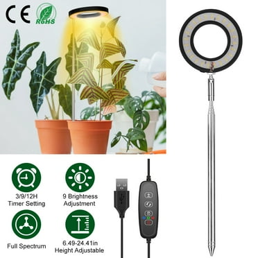 DONGPAI LED Grow Lights, Adjustable 13.7-61.1in, Full Spectrum 72LEDs ...