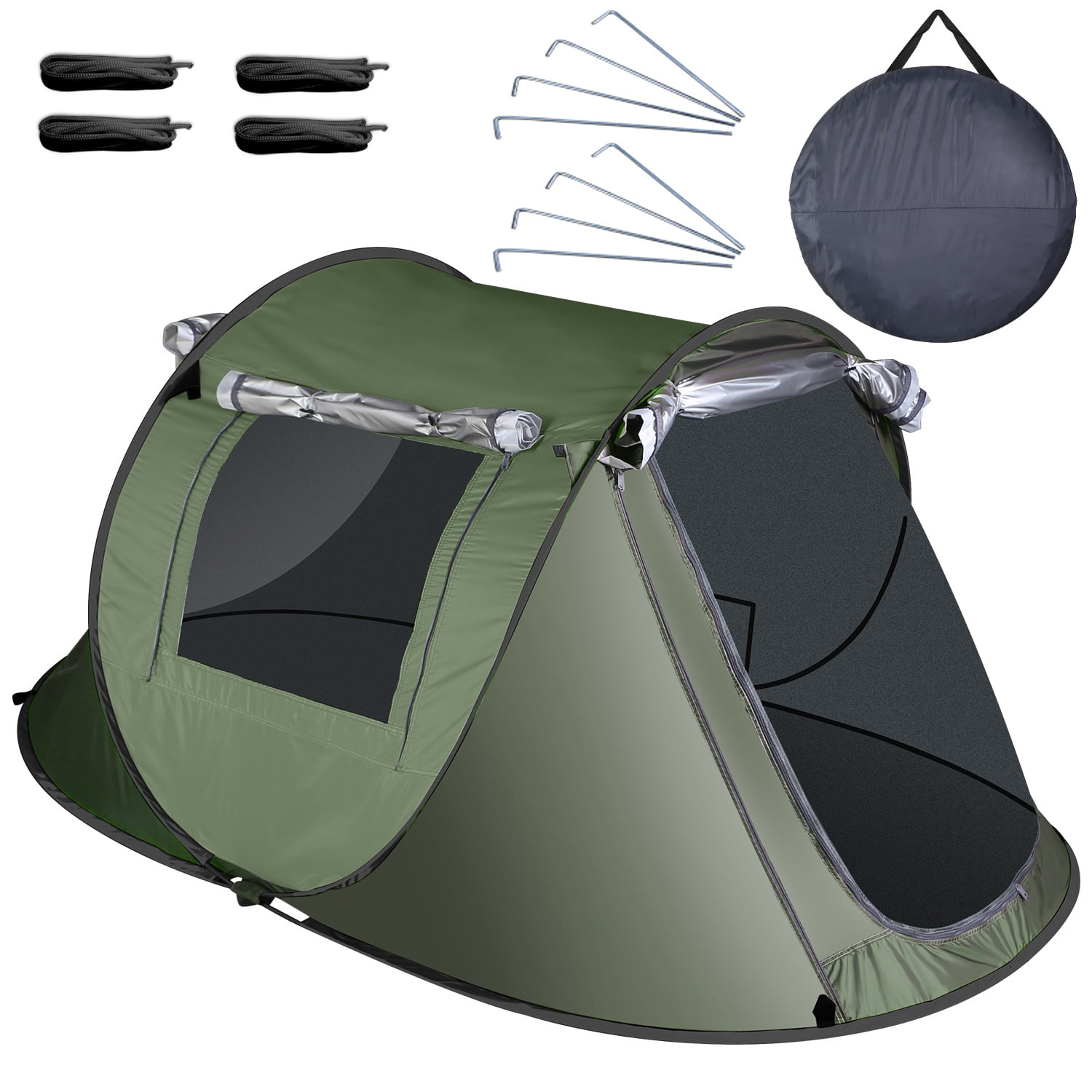 iMounTEK 5/8-Person Pop-Up Hiking Tent with Carry Bag - Walmart.com