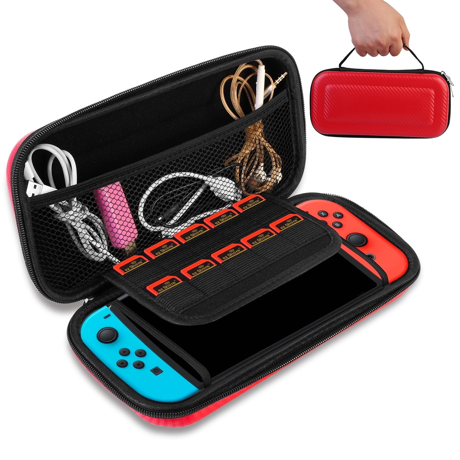 Moclever Portable Carry Case for Nintendo Switch Console Protective ...