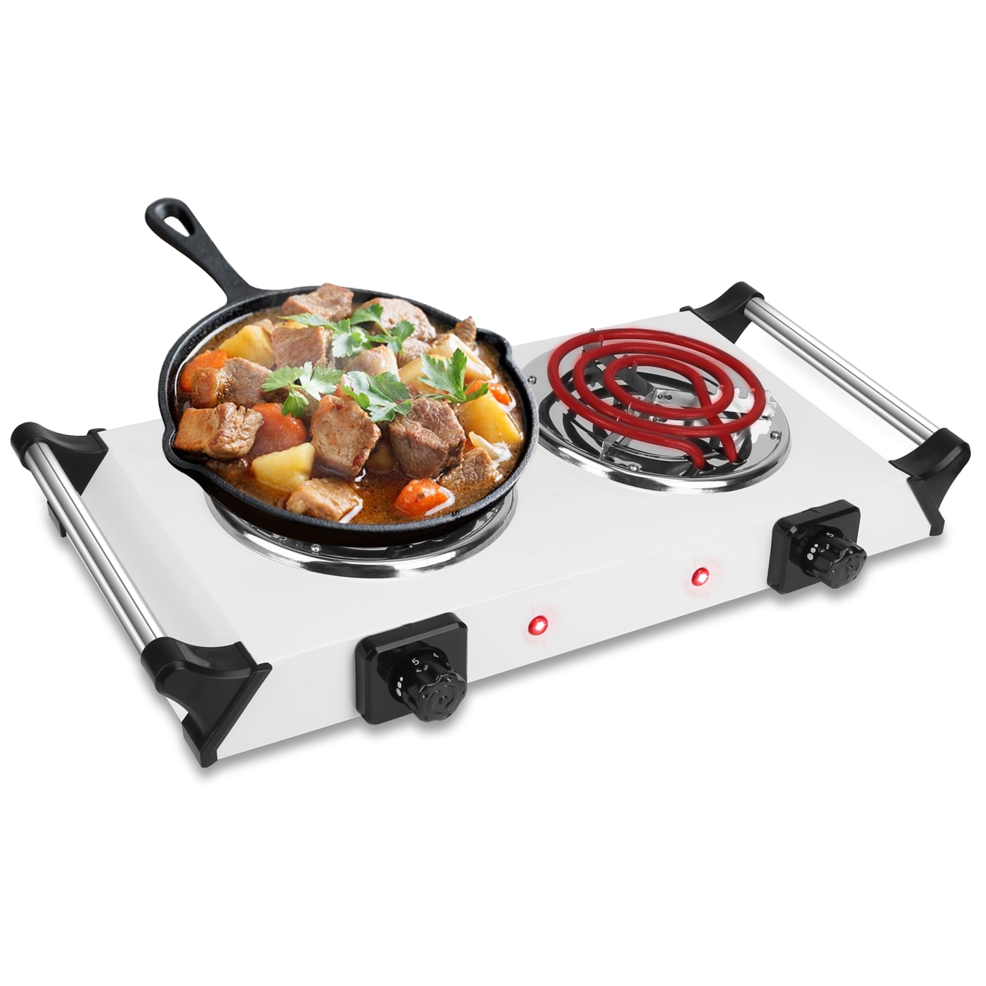 iMounTEK Portable Coil Hot Plate Heating Plate, 1000W Stove Countertop ...