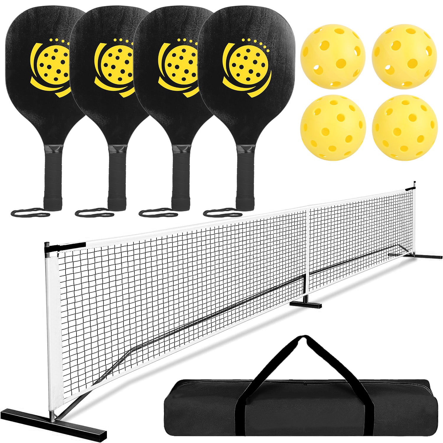 Moclever Portable Pickleball Net Set 22ft Regulation Size Net Pickle ...