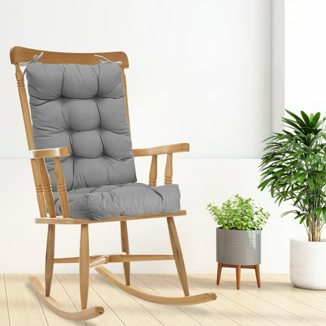 iMounTEK Indoor/Outdoor Rocking Chair Cushion Set, 2 Piece with Ties ...