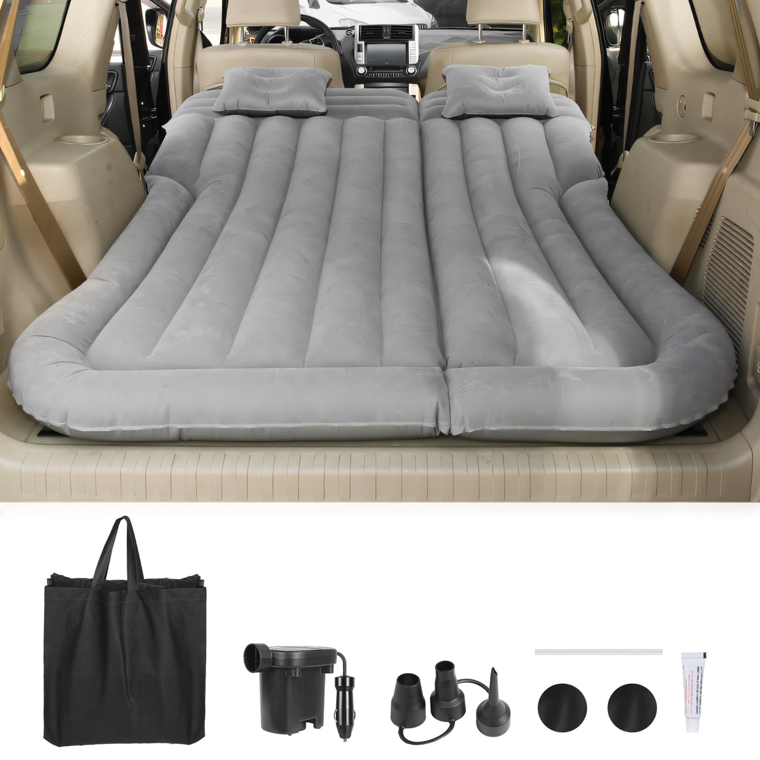 iMounTEK SUV Air Mattress Upgraded Flocking and Extra Thick Car ...