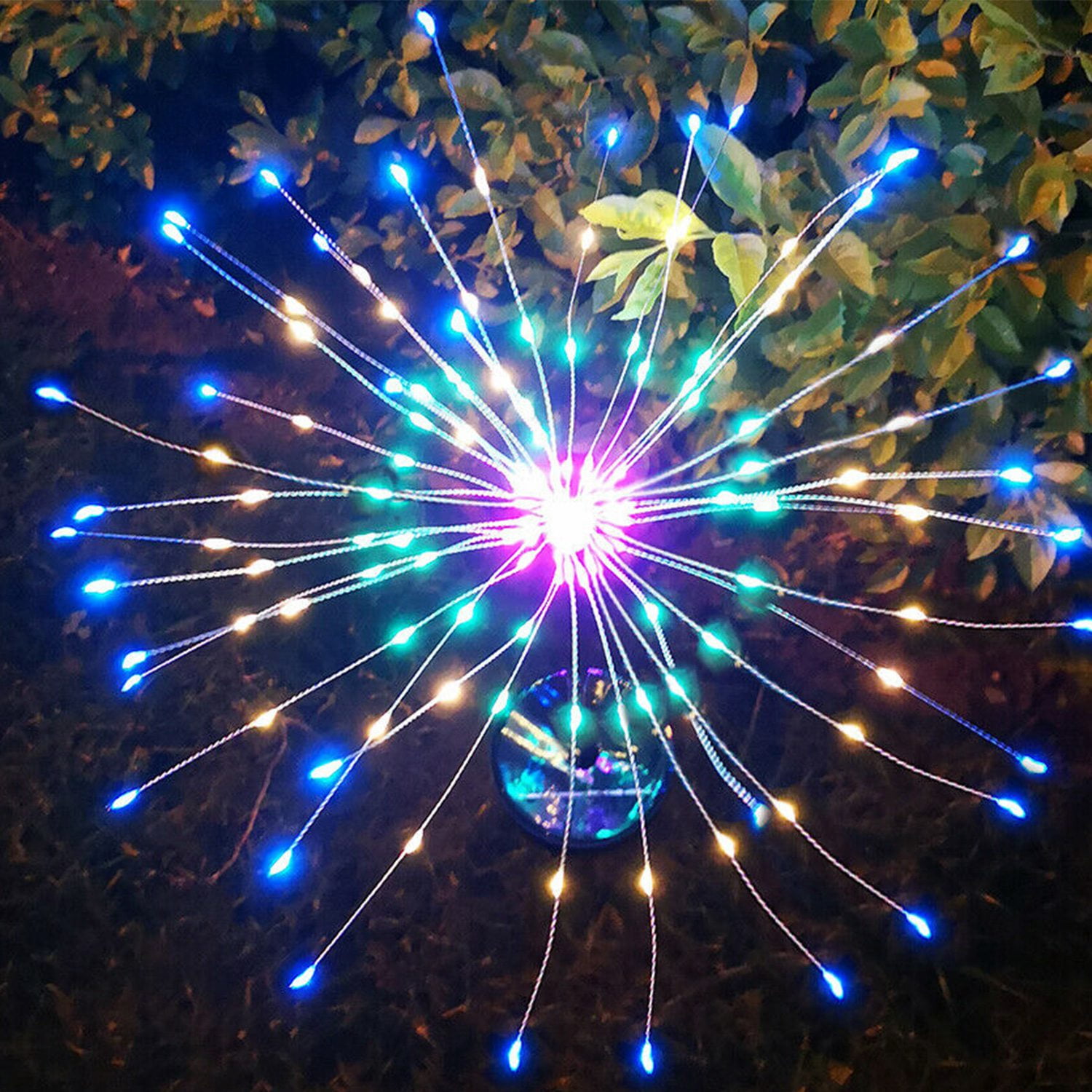 iMounTEK Solar Firework Lights Outdoor Starburst Sparkler, 4Pcs ...