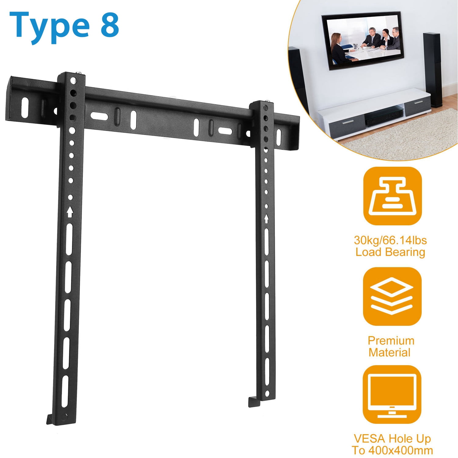 iMounTEK TV Wall Mount TV Wall Holder Bracket Support 32-65 inch Flat ...