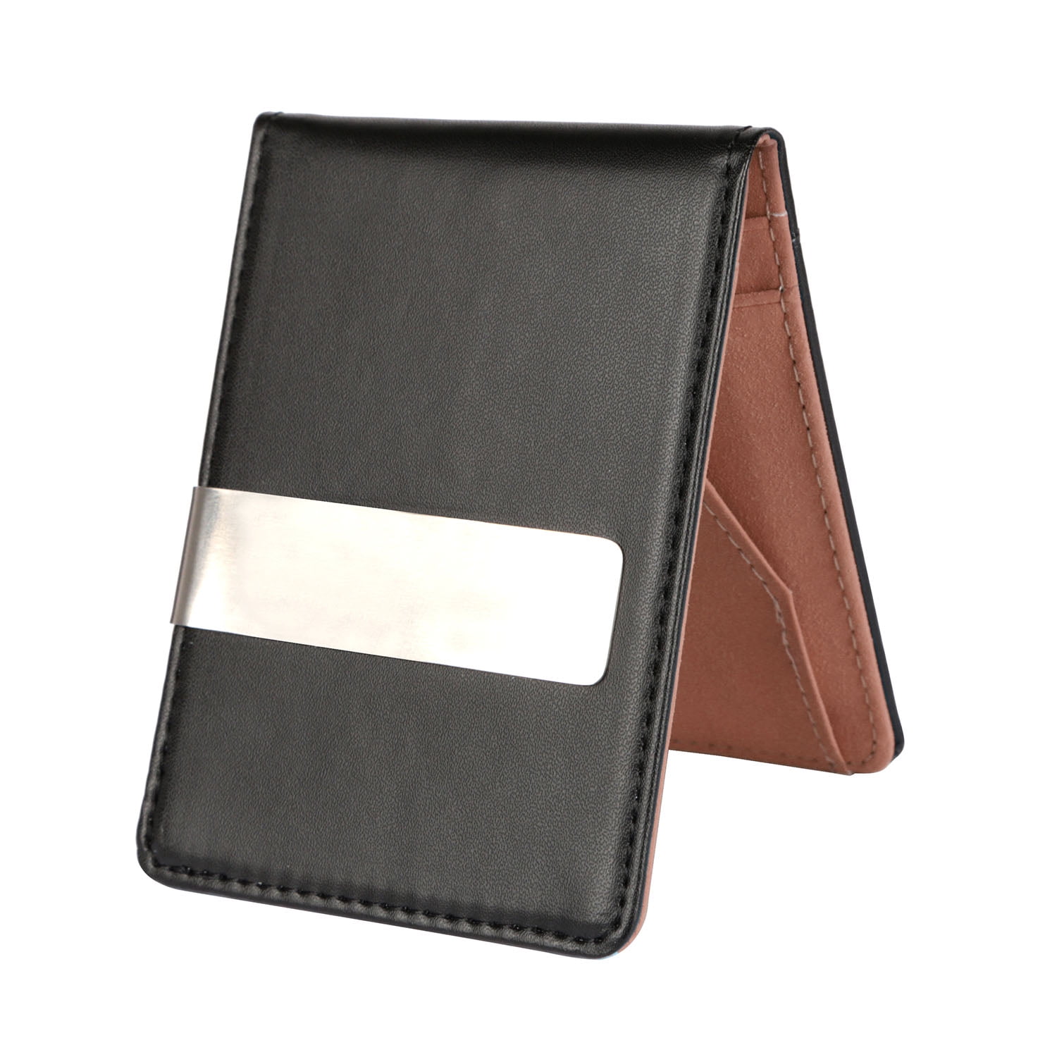 iMounTEK Unisex PU Leather Wallet Slim Bifold Credit Card Holder with ...