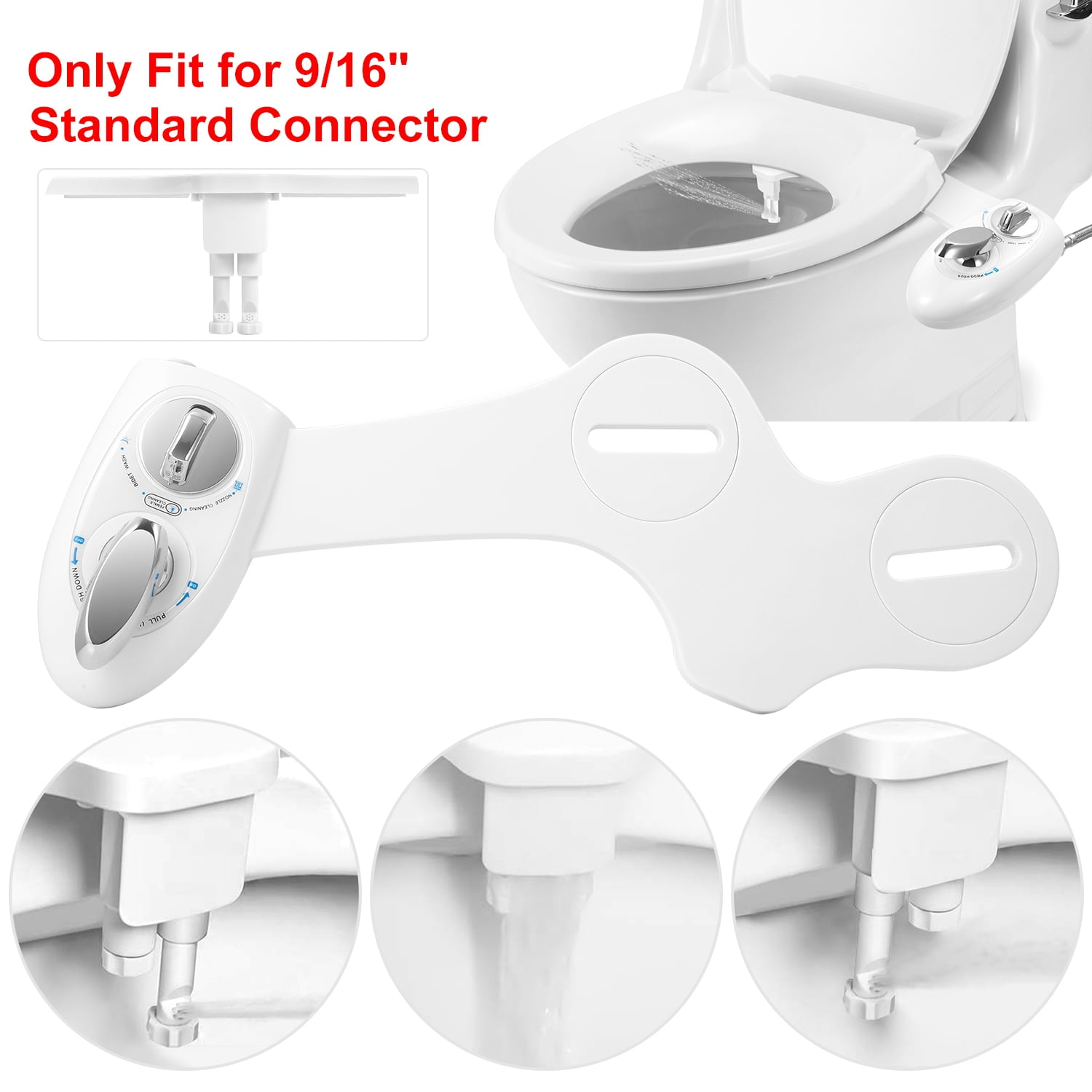 iMounTEK Universal Dual Nozzle Cold Water Bidet Attachment for Toilet ...