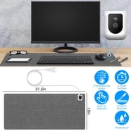 17" x 22" Krystal View™ Clear Antimicrobial Desk Pad Organizer with ...