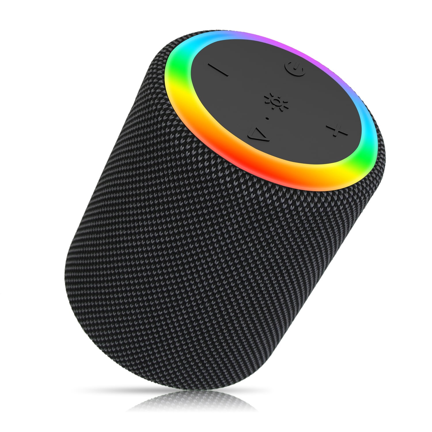iMounTEK Wireless Speaker with Lights, 3" Small Portable Speaker with ...