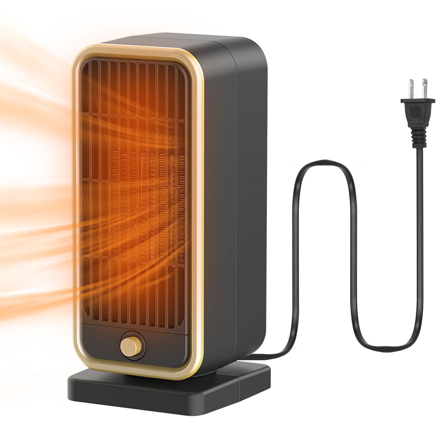 iMountek 500W PTC Ceramic Heating Fan, Low Noise, Portable for Home ...