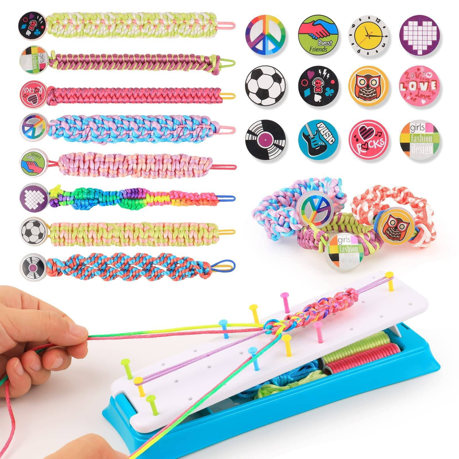 iMucci Friendship Bracelet Making Kit, Art and Crafts Toys, DIY Jewelry ...