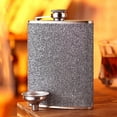 iMucci Stainless Steel Colorful Glitter Hip Flask for Liquor with ...