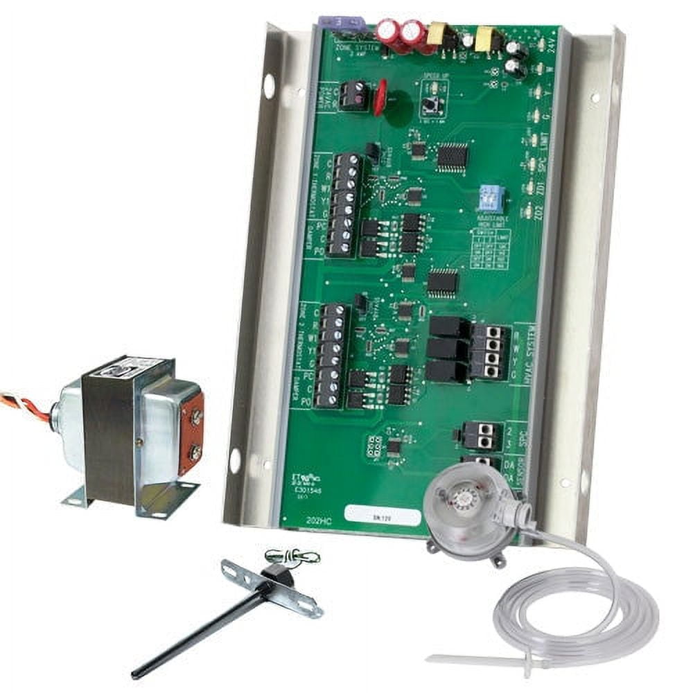 iO HVAC Controls ZP2-HC-ESP-KIT 2-Zone 1H/1C zone panel with ESP, 40VA ...