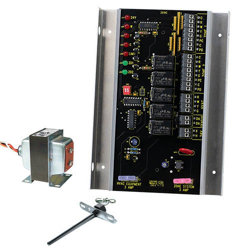 iO HVAC Controls ZP2-HC-KIT 2-Zone 1H/1C zone panel with 40VA ...