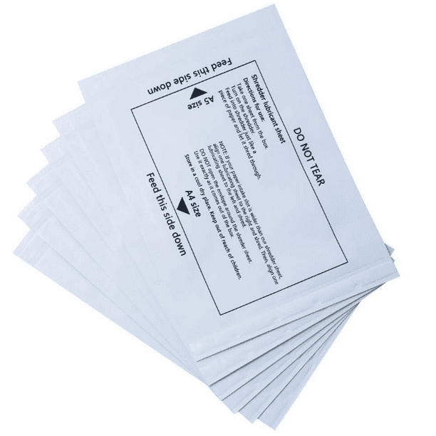 iOCHOW Paper Shredder Sharpening & Lubricating Sheets - Walmart ...