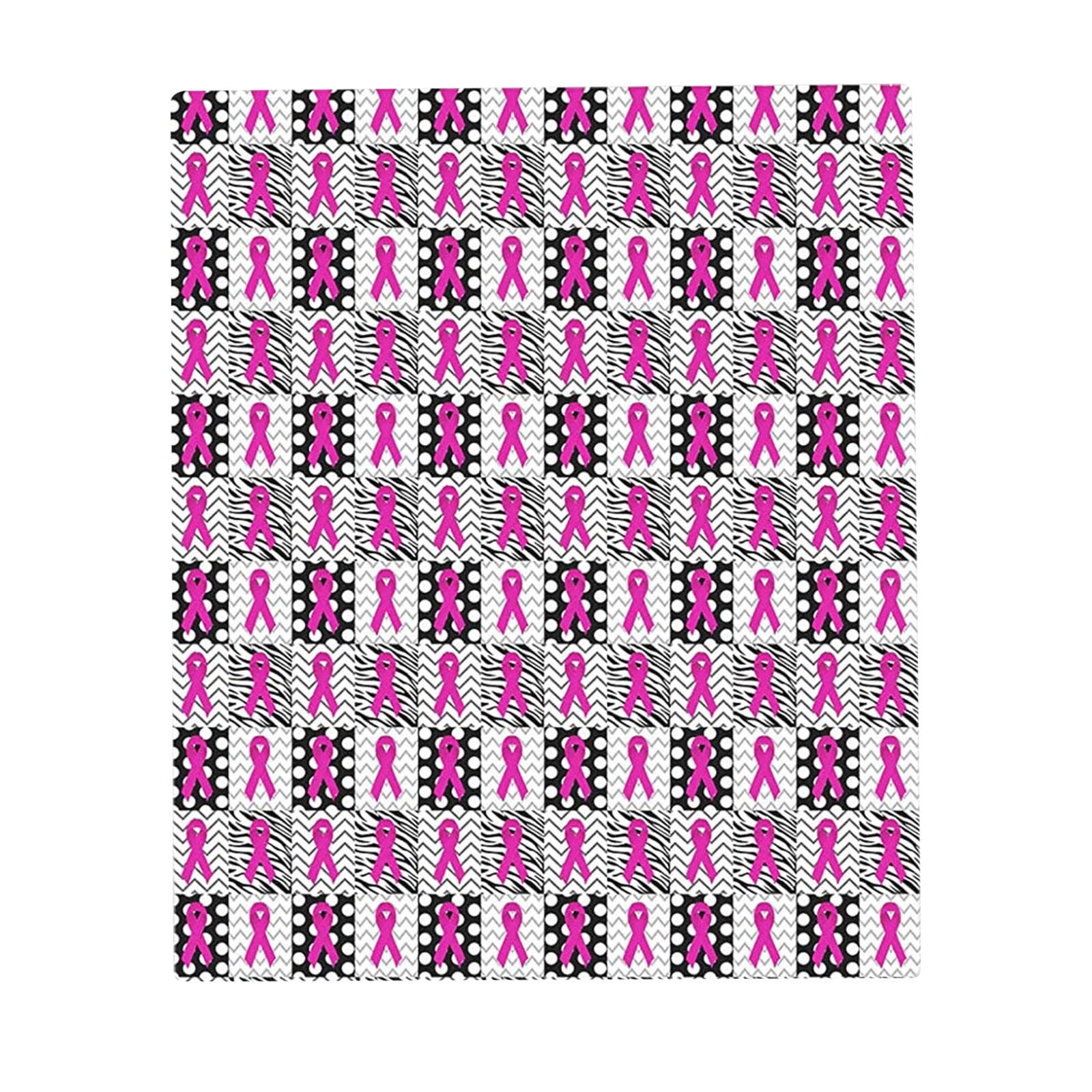 iOPQO Blanket Throw Blanket Caring For Cancer Pink Ribbon Awareness ...